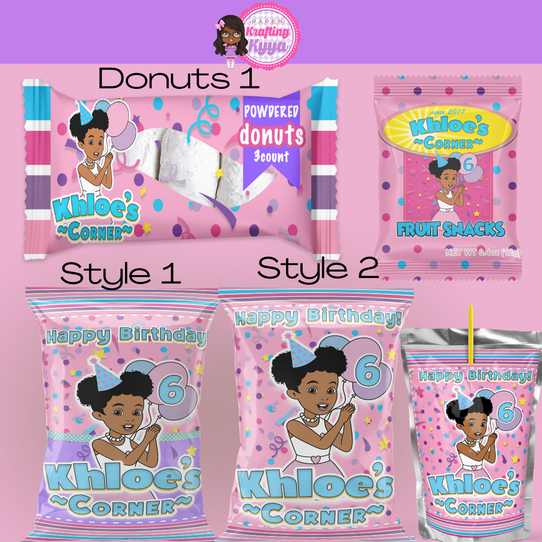 Gracie Girl Party Favors for birthday party Kids parties ...